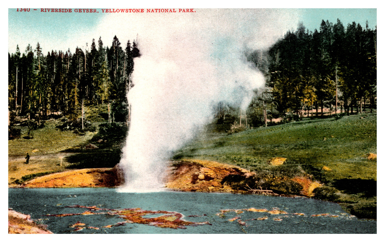 Yellowstone - Riverside Geyser - Edward H Mitchelll - The Gayraj