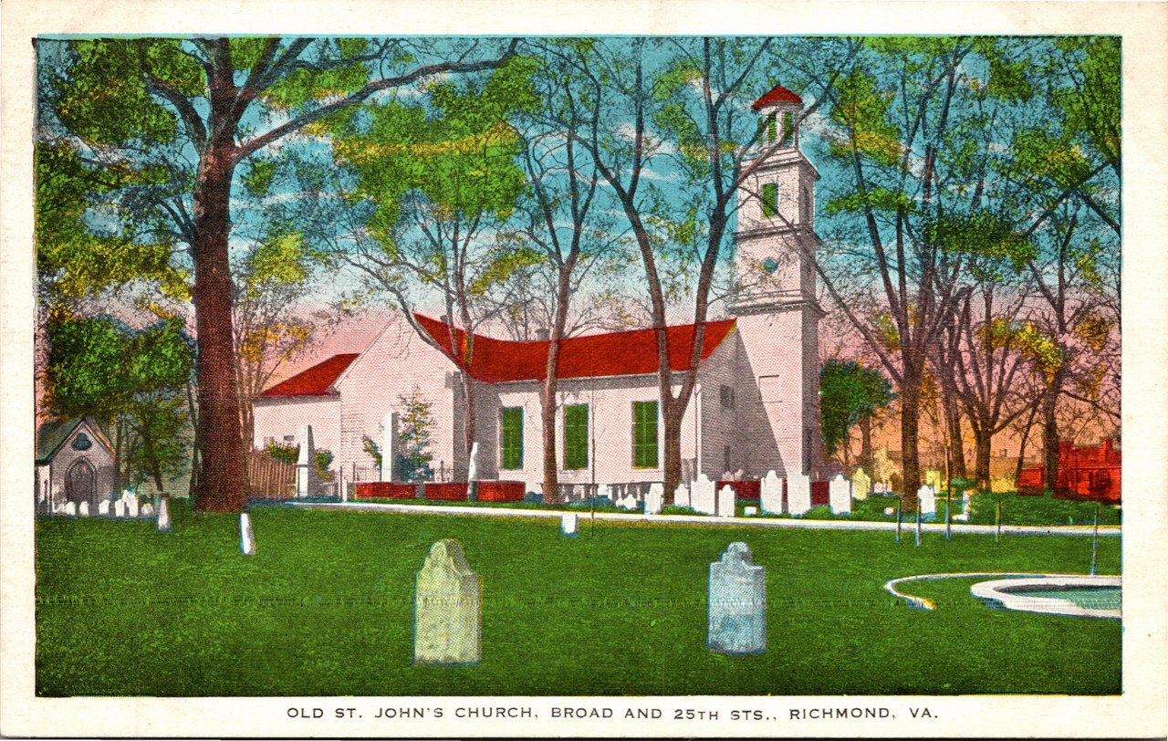 Richmond - Old St. John's Church Broad and 25th Sts - The Gayraj