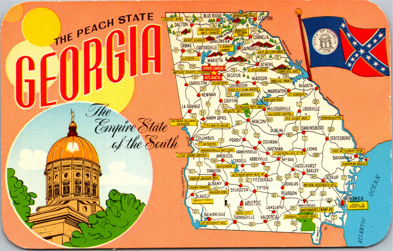 Georgia The Peach State The Empire State of the South - The Gayraj