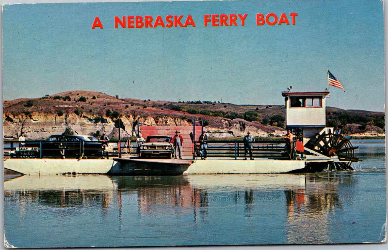 Nebraska Ferry Boat the Sally Ann paddle wheel ferry boat - The Gayraj