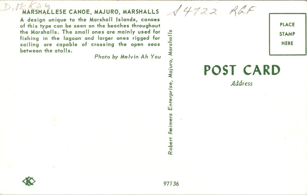Marshallese Canoe - Majuro Marshall Islands - The Gayraj
