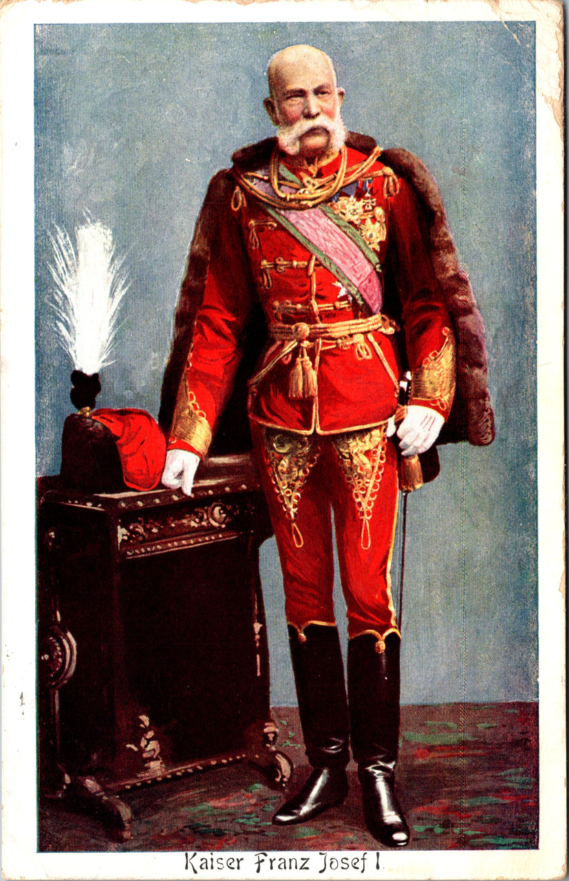 Kaiser Franz Josef I Emperor of Austria in red uniform - The Gayraj