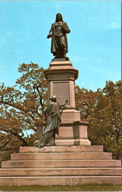 Roger Williams Park - Roger Williams Statue and the Muse of History ...
