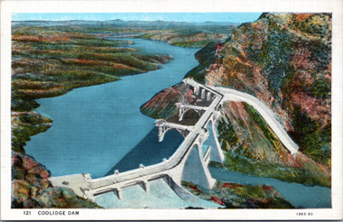 Coolidge Dam - aerial view - The Gayraj