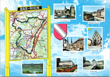 France Map -- Bas-Rhin map and cities - The Gayraj