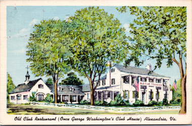 Old Club Restaurant (George Washington's Club House) Alexandria VA ...