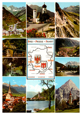 Three Pass Ride - Arlbergpass - Flexenpass - Fernpass multiview with ...
