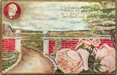 Robert Browning poem fence and flowers - The Gayraj