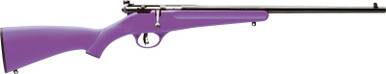 SAVAGE RASCAL YOUTH SINGLESHOT 22LR ACCU TRIG BLUED/PURPLE