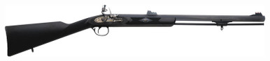 TRADITIONS DEERHUNTER RIFLE 50 CAL 24 FLINTLOCK BLUE/SYN