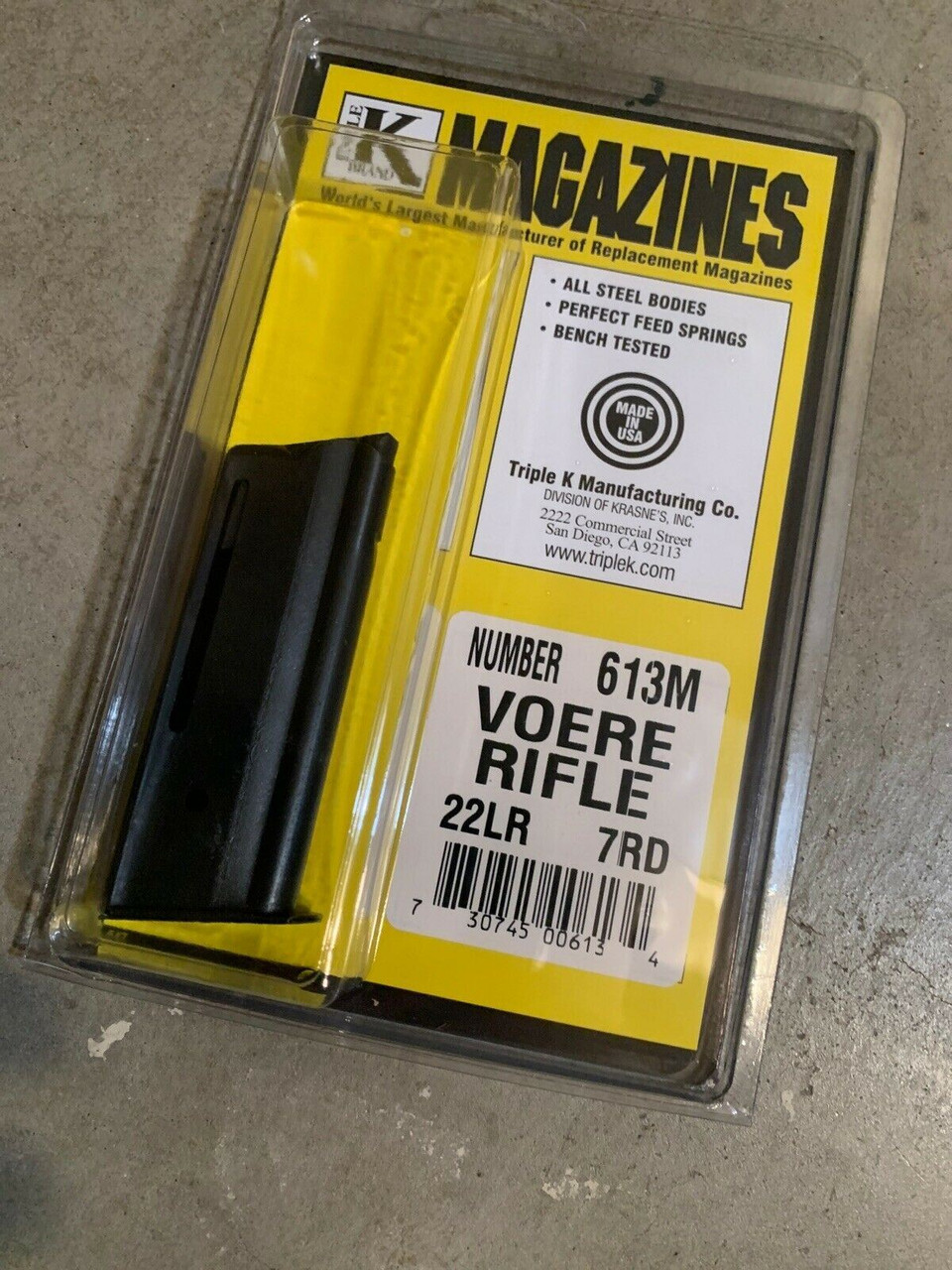 2-Pack Voere Rifle Magazine .22lr 22 7 Round USA made LIFETIME WARRANTY ...