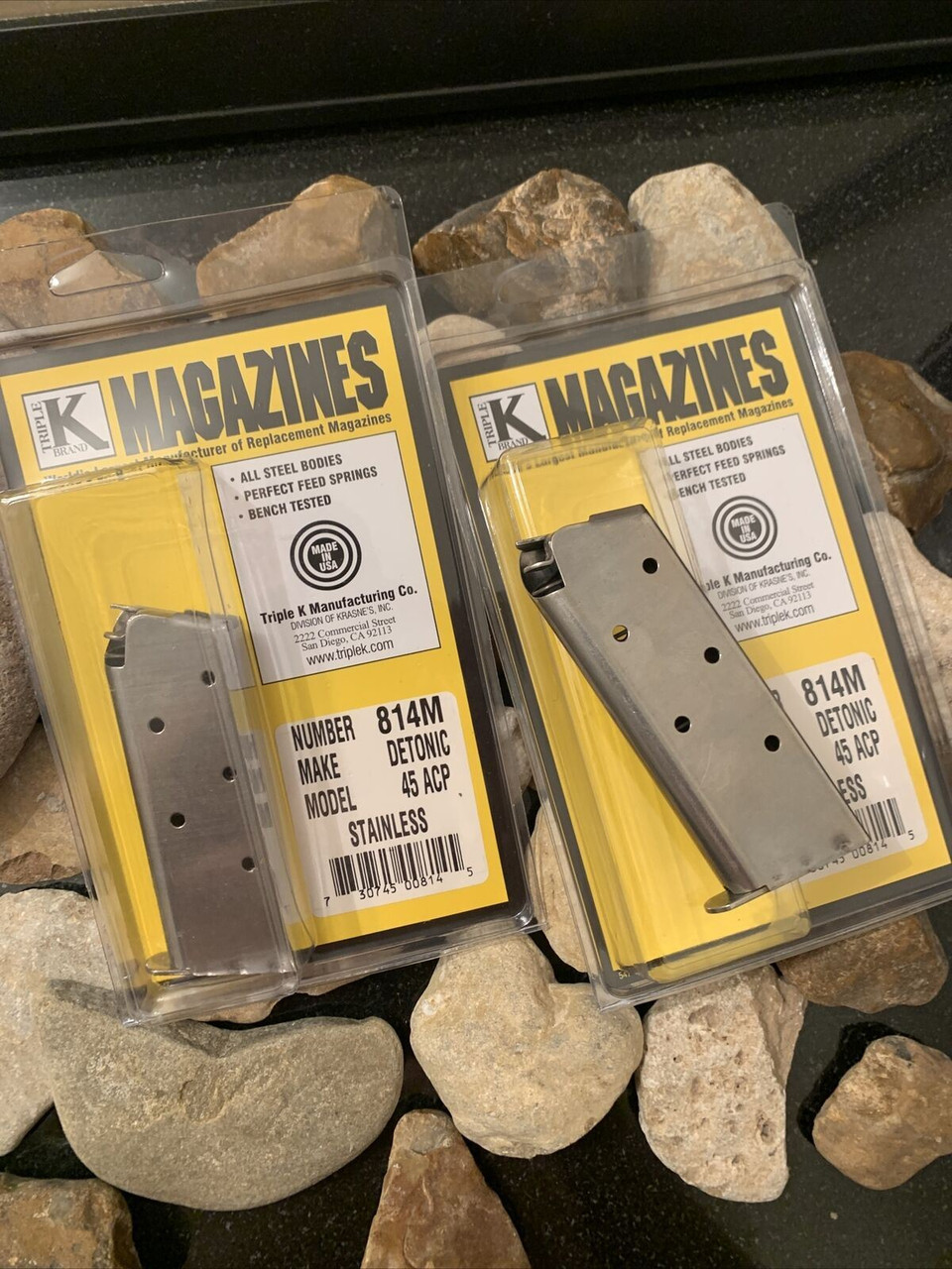 3 Pack Detonics Combat Master 45 ACP Magazine 6rd DETONIC .45ACP ...