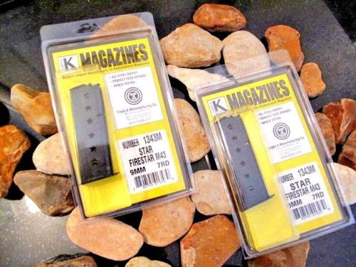 2-Pack Fits STAR FIRESTAR M43 Magazine 9mm Mag Mags USA MADE 9 mm 7rd ...