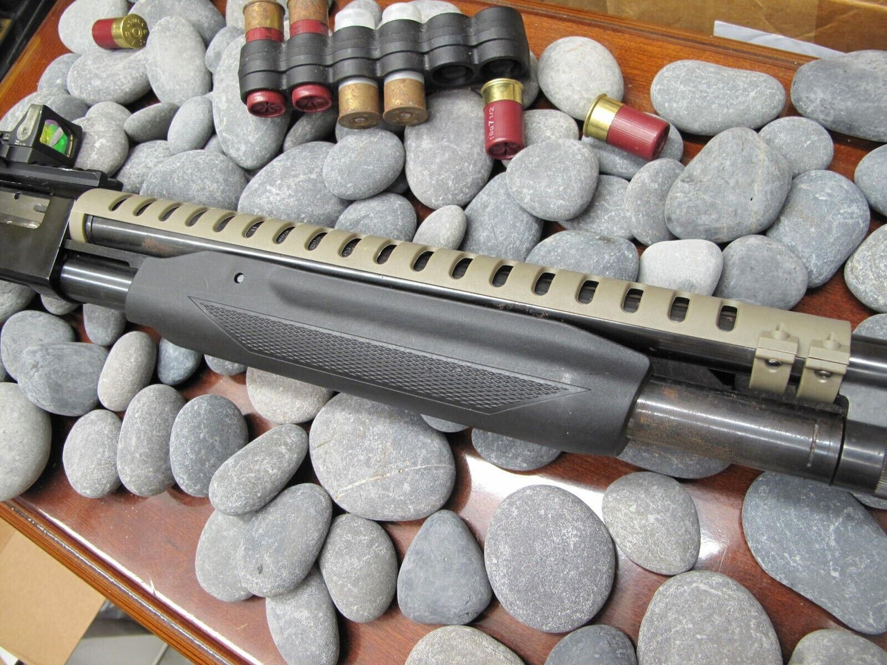 BLEMISHED PAINT Mossberg 500 Heat Shield Tactical Shotgun 12 Gauge ...