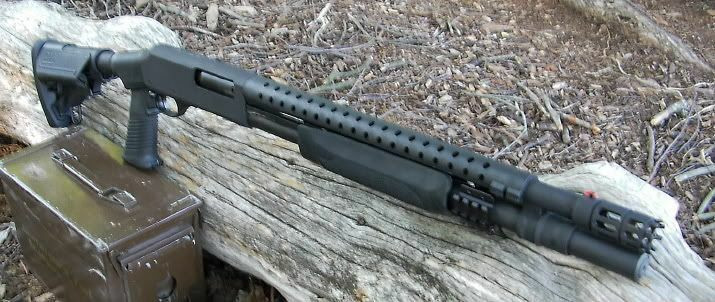 MOSSBERG 590 A1 Heat Shield Tactical Shotgun A1 12 Gauge CUSTOM ROUGH ...
