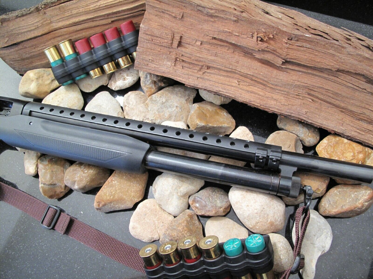 MOSSBERG 590 A1 Heat Shield Tactical Shotgun A1 12 Gauge CUSTOM ROUGH ...