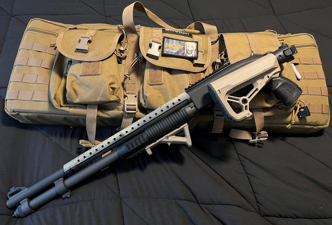 MOSSBERG 590 A1 Heat Shield Tactical Shotgun A1 12 Gauge CUSTOM ROUGH ...