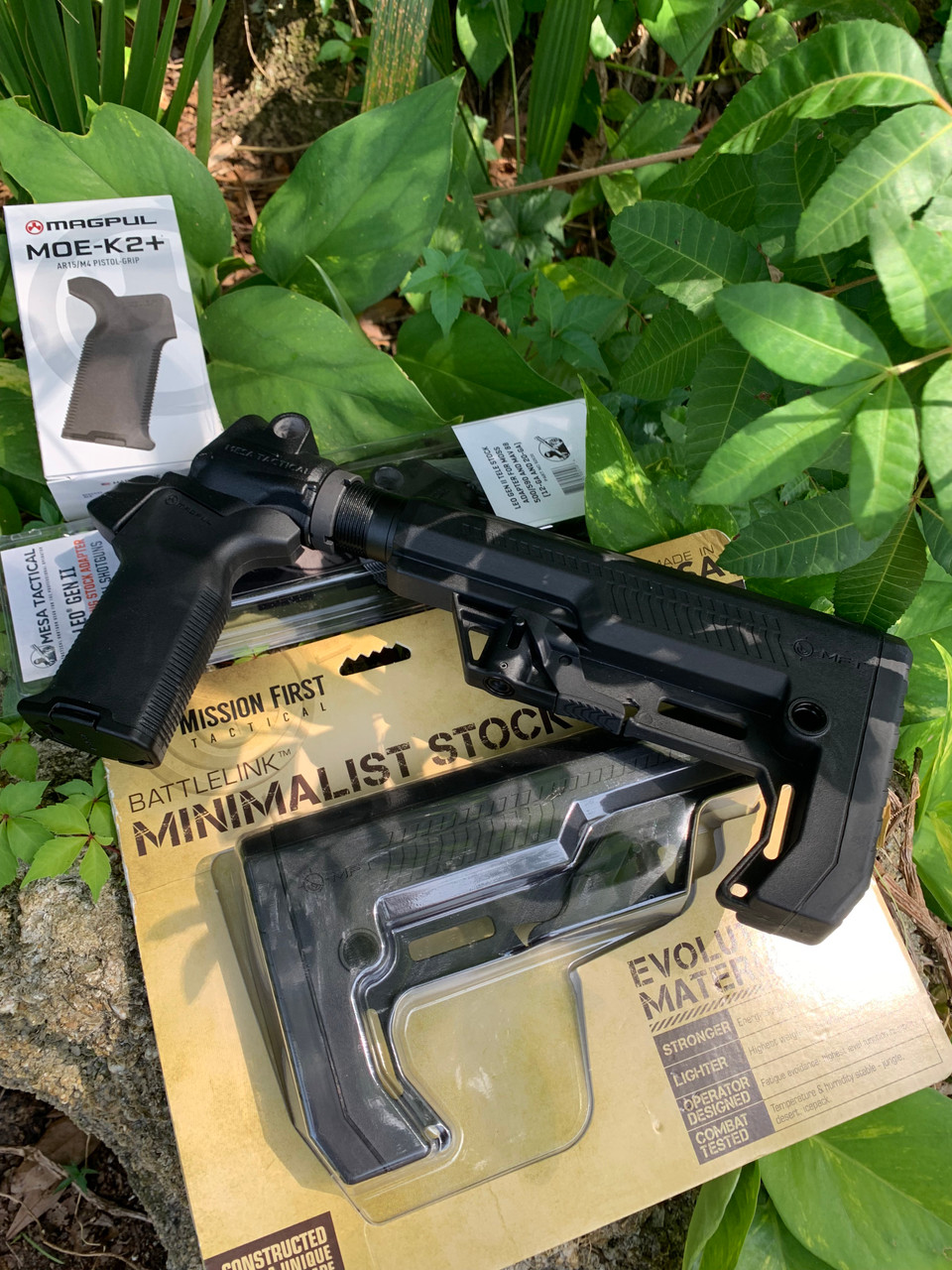 20 Gauge Mossberg 500 K2 UPRIGHT GRIP MFT MINIMALIST Mesa Stock PISTOL ...