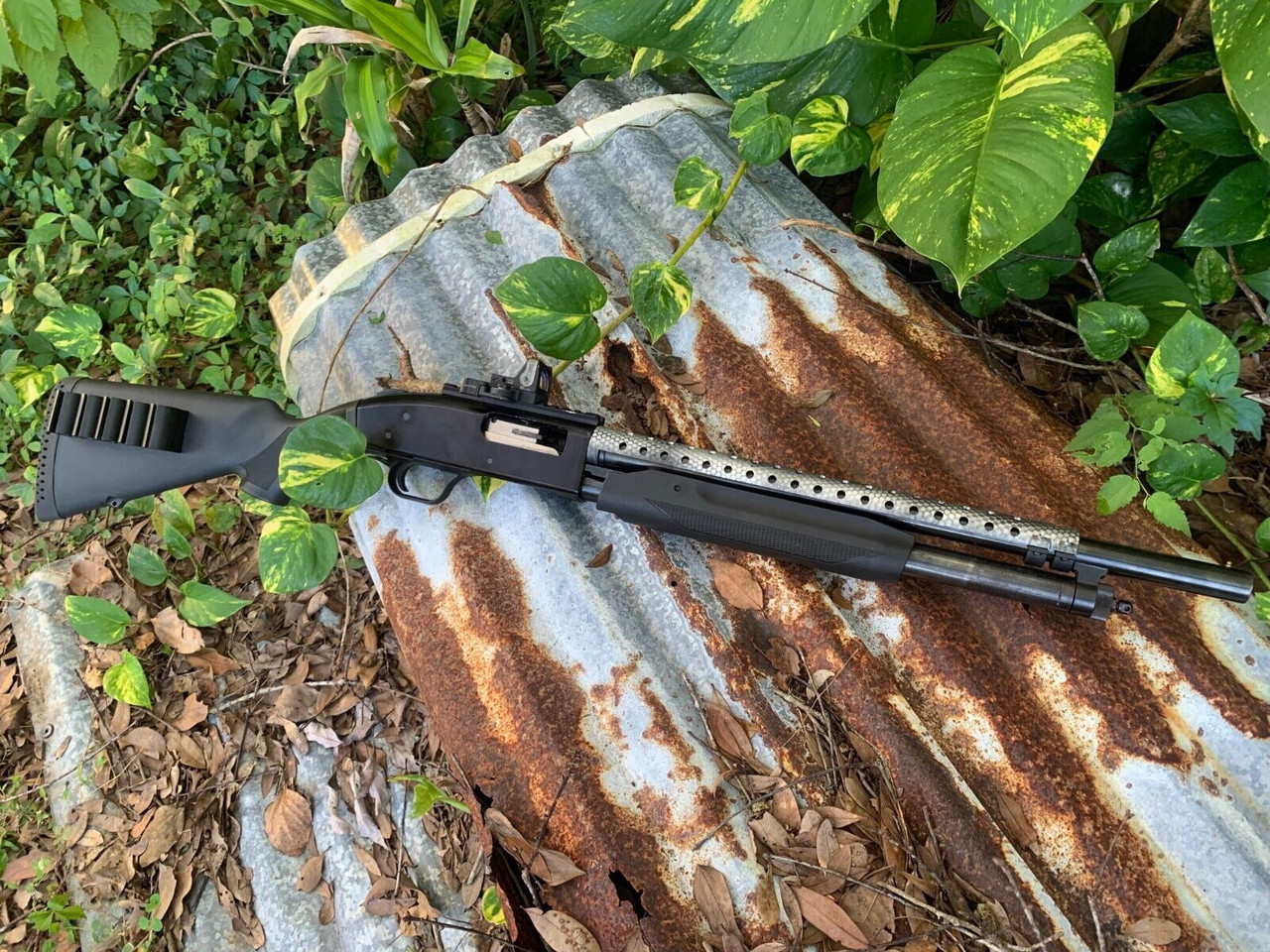 Custom MARINECOAT SILVER GRID HAWK 982 Heat Shield Shotgun - Slade ...