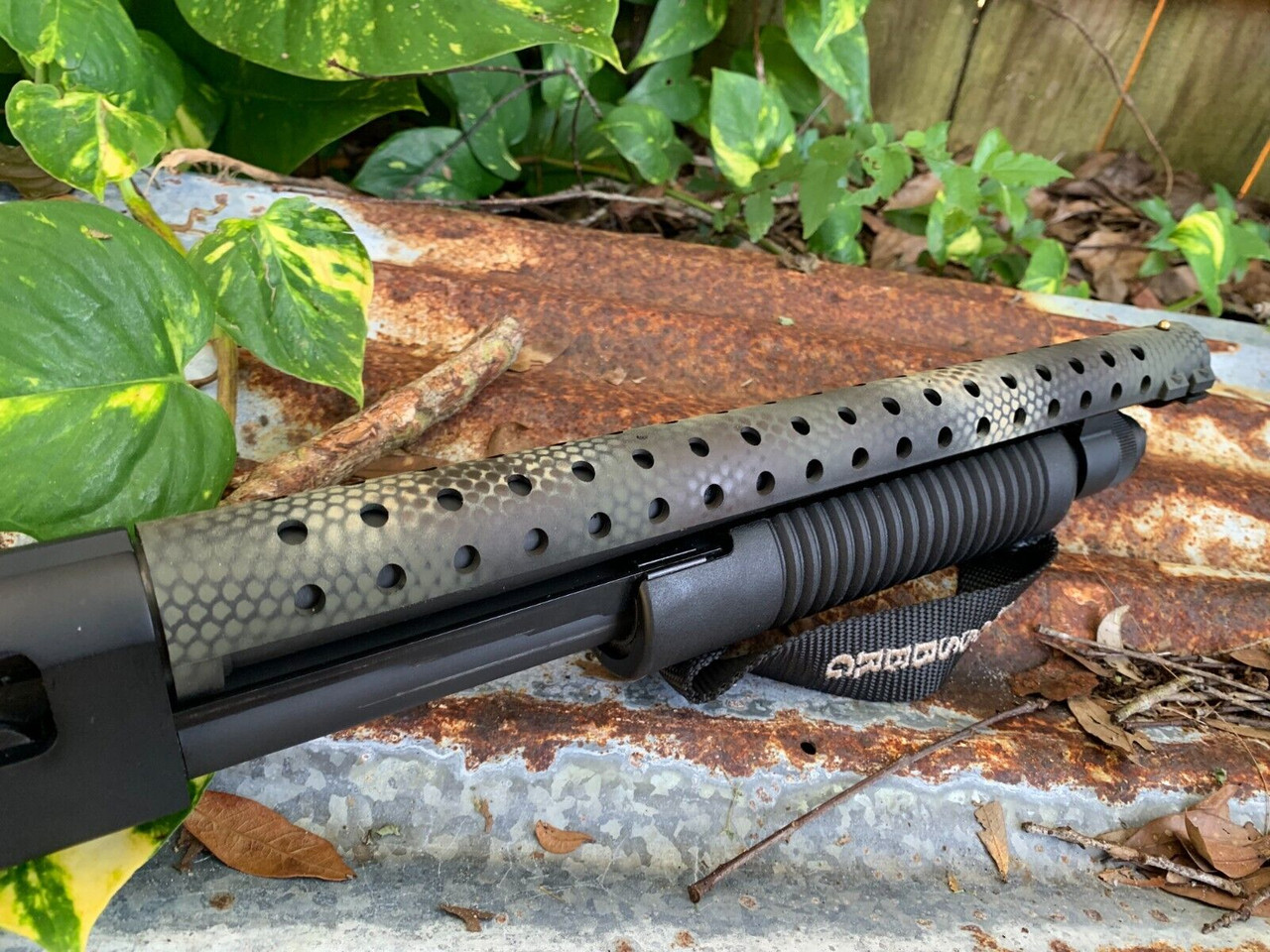 Custom 4-COLOR CAMO MOSSBERG SHOCKWAVE Heat Shield Shotgun ROUGH ...