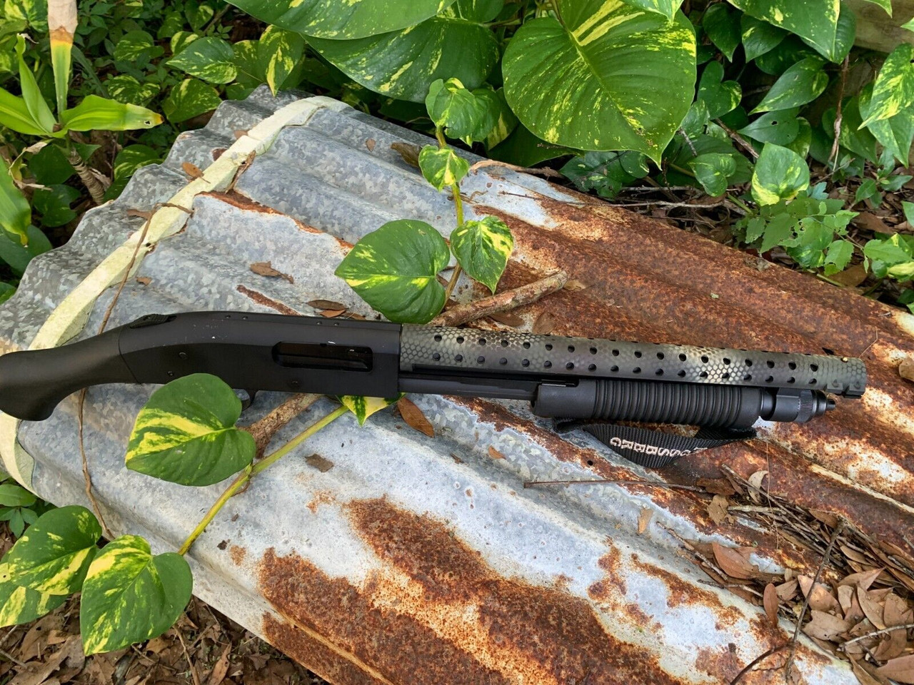 Custom 4-COLOR CAMO MOSSBERG SHOCKWAVE Heat Shield Shotgun ROUGH ...