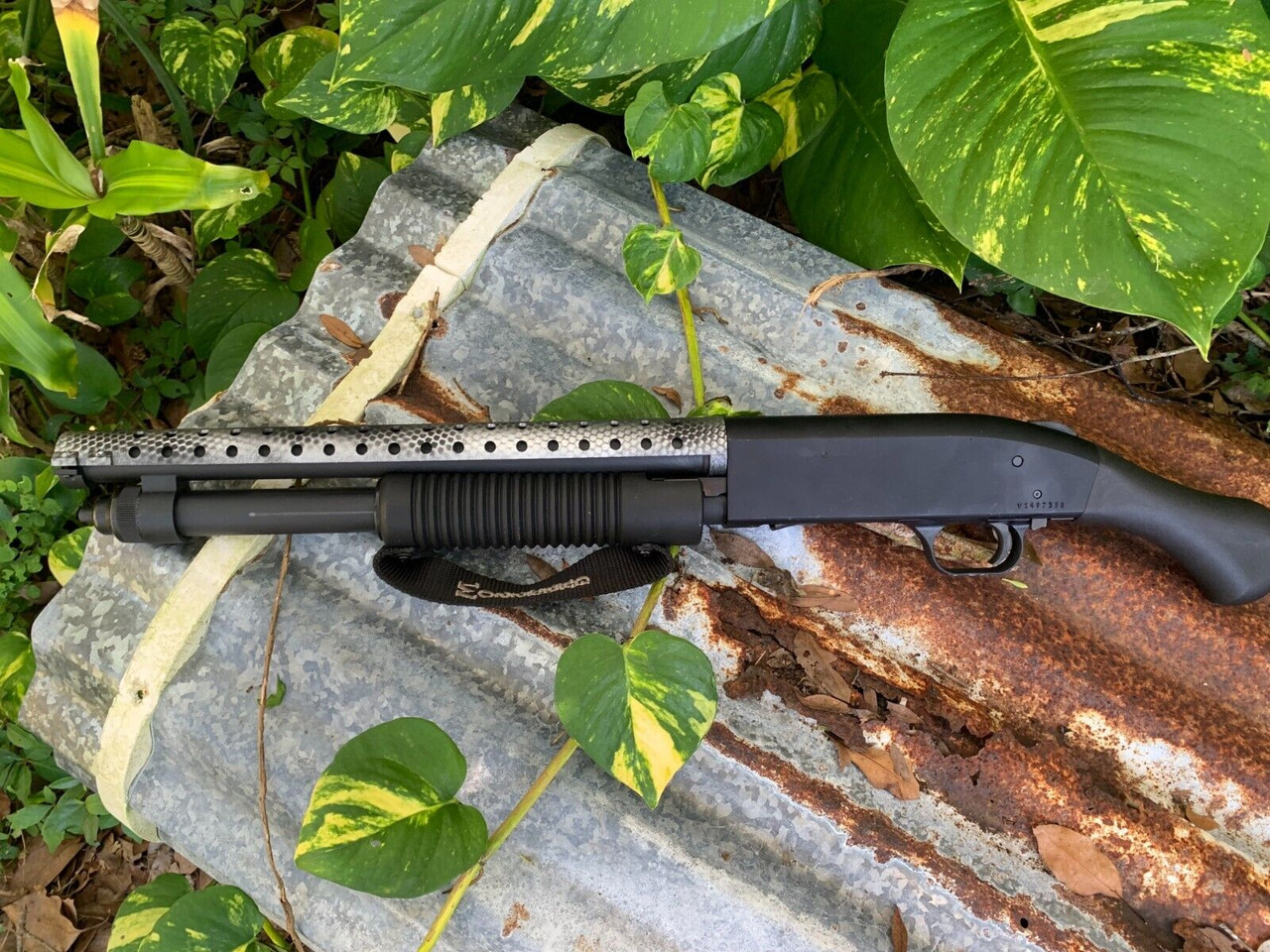Custom 4-COLOR CAMO MOSSBERG SHOCKWAVE Heat Shield Shotgun ROUGH ...