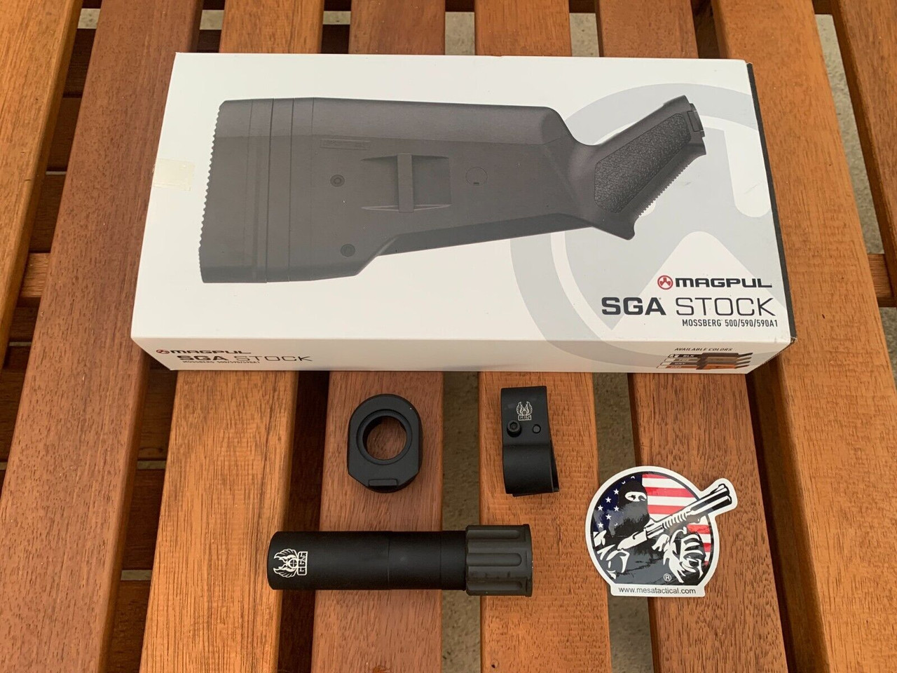 BERETTA 1301 GG&G ADAPTOR + Magpul SGA Stock in Black & Mag Tube ALL ...