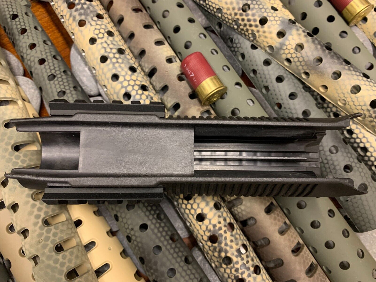 Custom HEAT SHIELD + Aluminum Picatinny Rails FOREND PARDUS PUMP ...