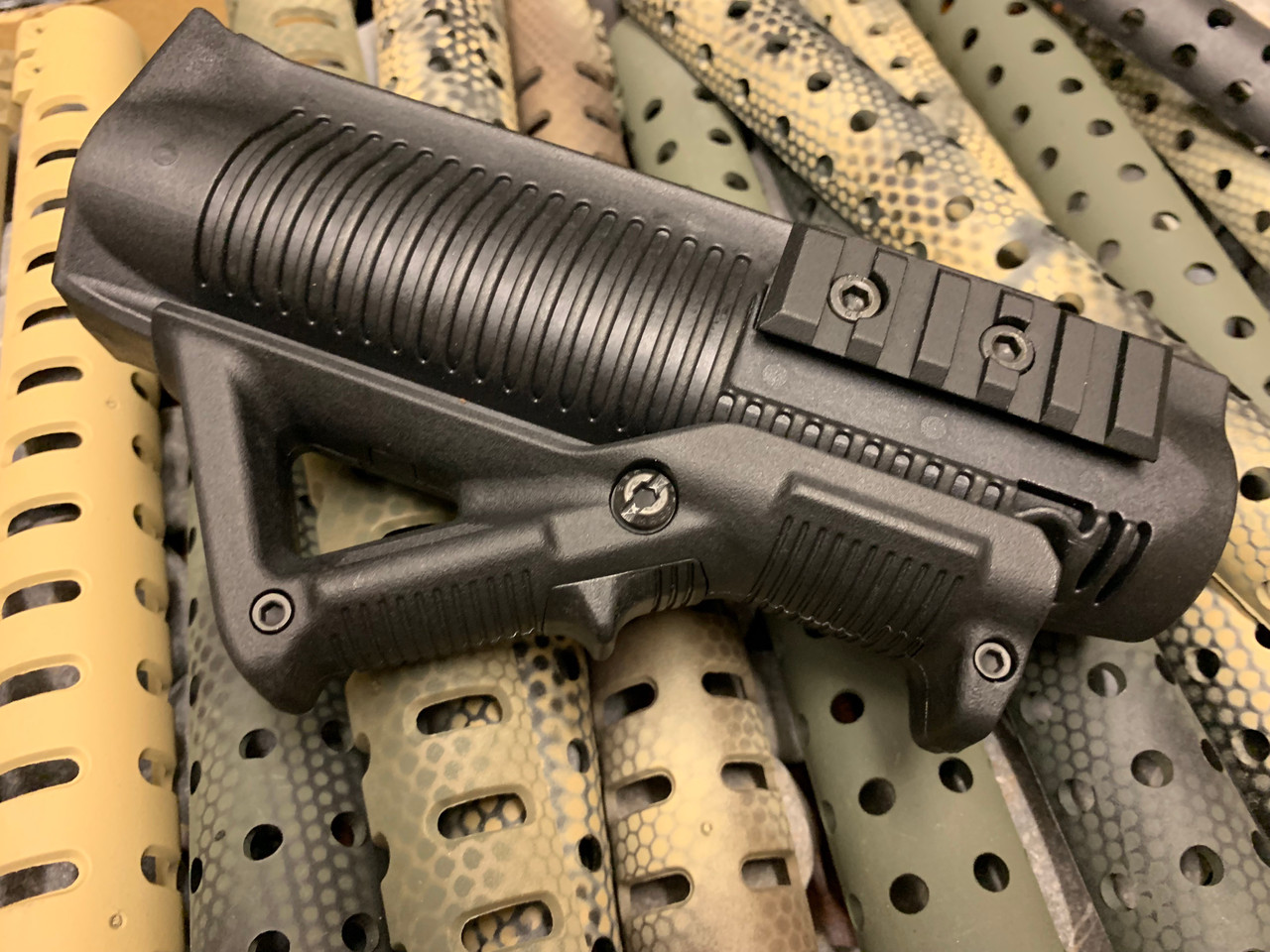 Zytel Remington TAC-14 Forend + Magpul Angled Foregrip AFG Picatinny ...