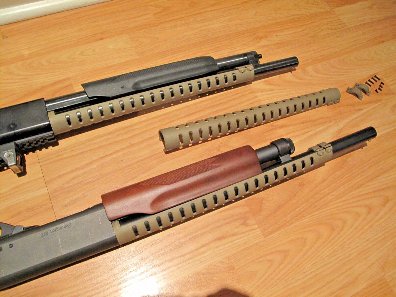 FDE DESERT TAN SAVAGE 350 Heat Shield Tactical Shotgun 12 Gauge Barrel ...