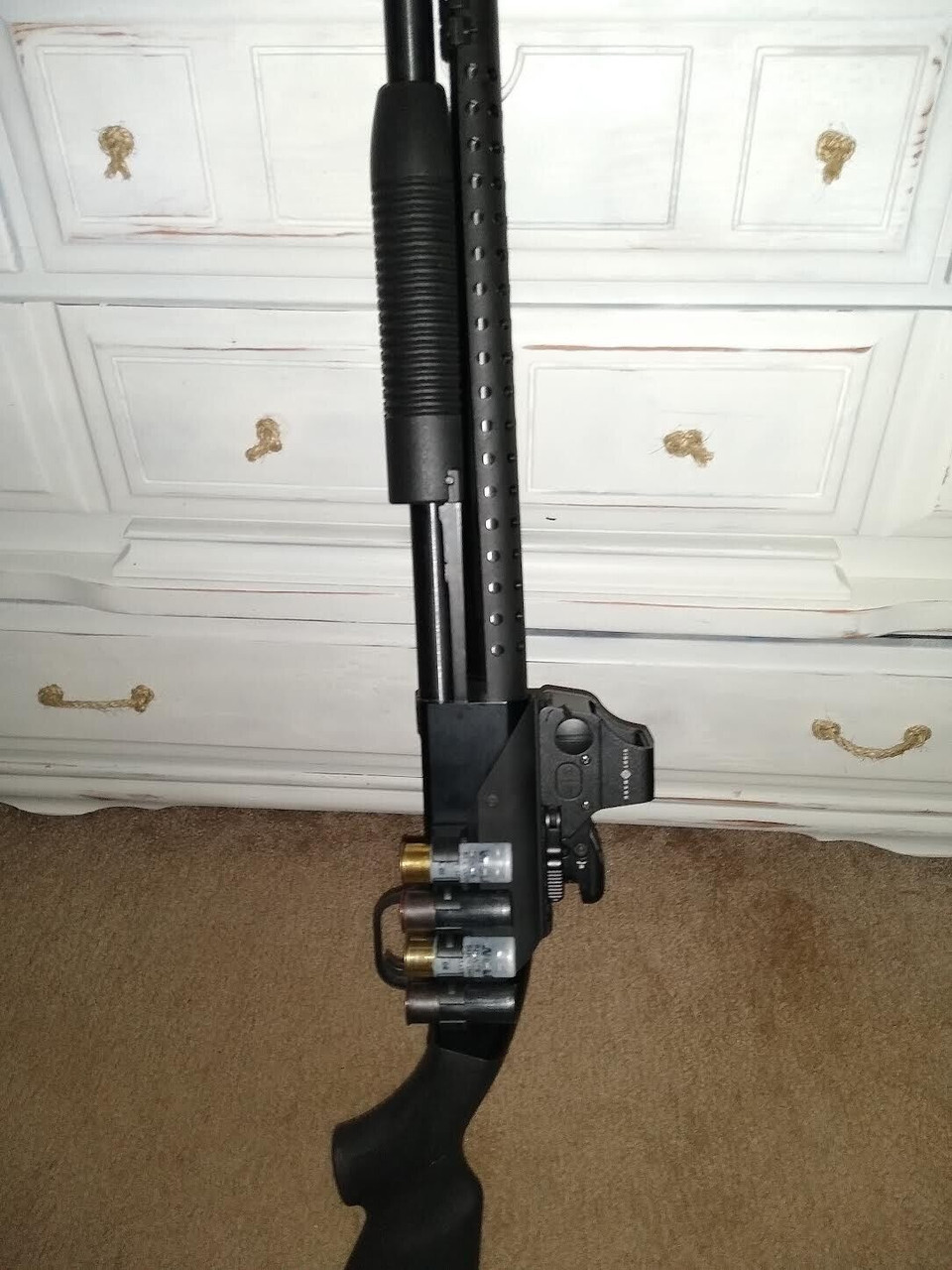 Defender MINI SHELL Adaptor + MAVERICK 88 Heat Shield Shotgun + RED ...
