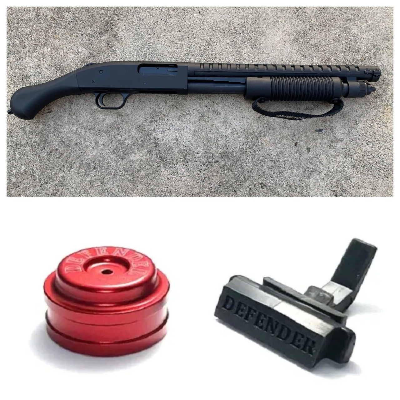 Defender Mini Shell Adaptor + Mossberg VAPOR Shockwave Heat Shield 590 ...
