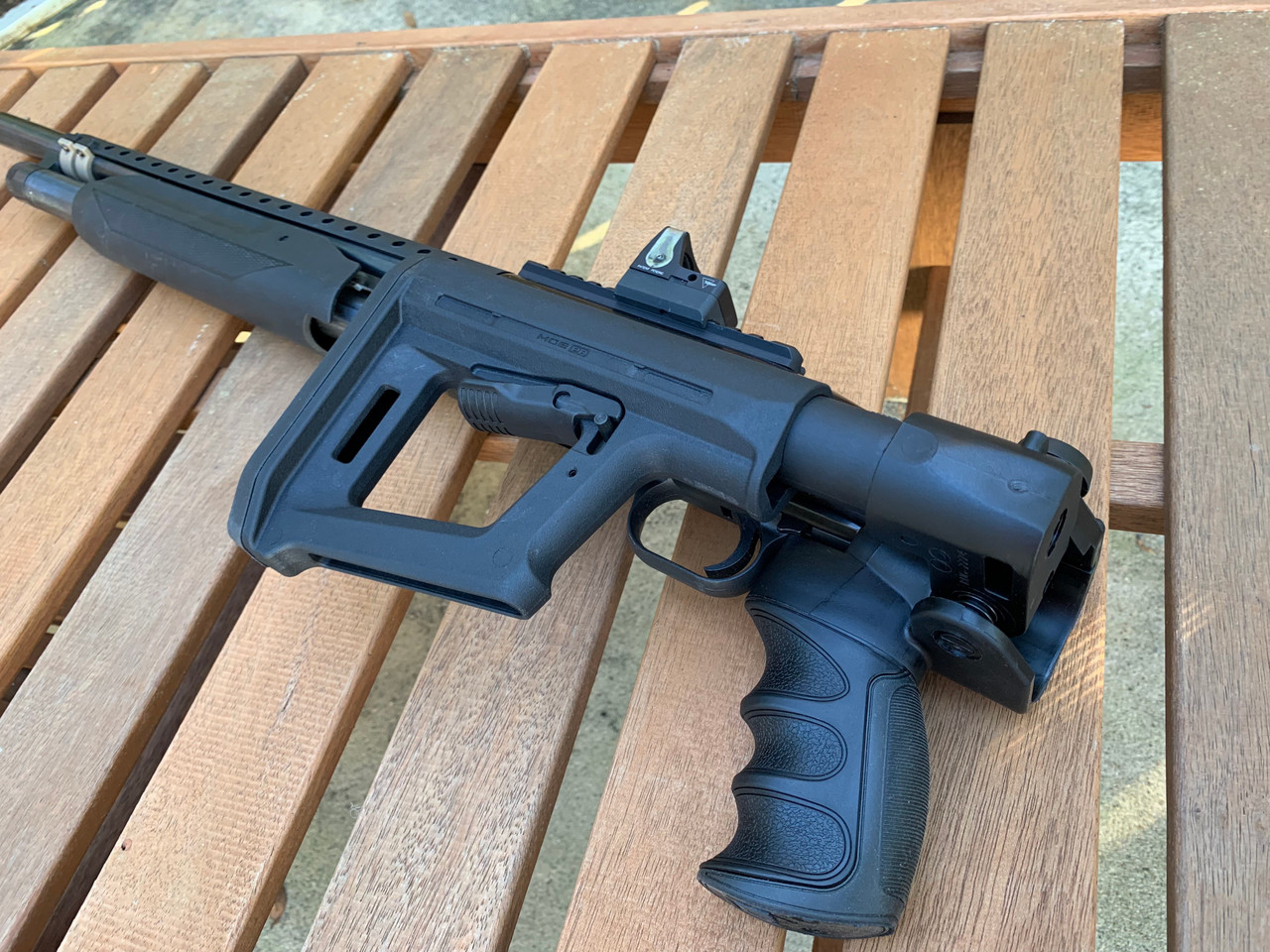 Mossberg Shockwave Side Folding + MAGPUL PR STOCK Folder ALL USA MADE ...