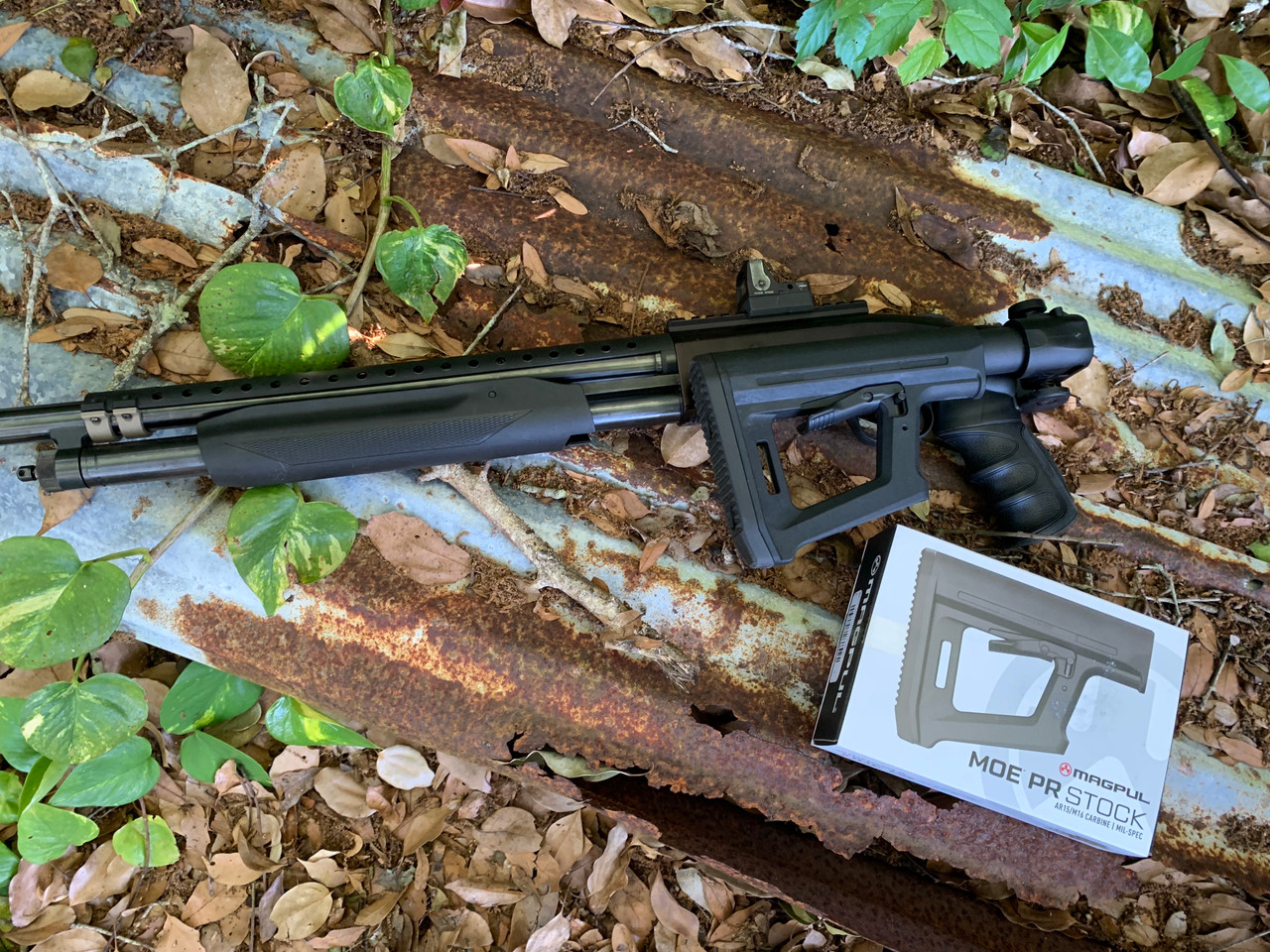 Mossberg Shockwave Side Folding + MAGPUL PR STOCK Folder ALL USA MADE ...