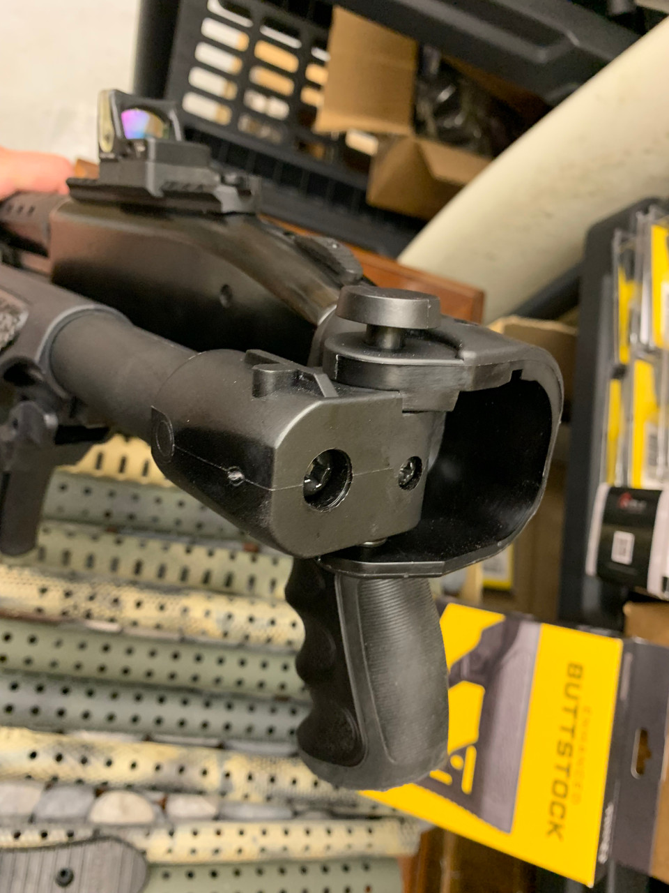 Mossberg SHOCKWAVE Side Folding + DANIEL DEFENSE STOCK Folder USA MADE ...