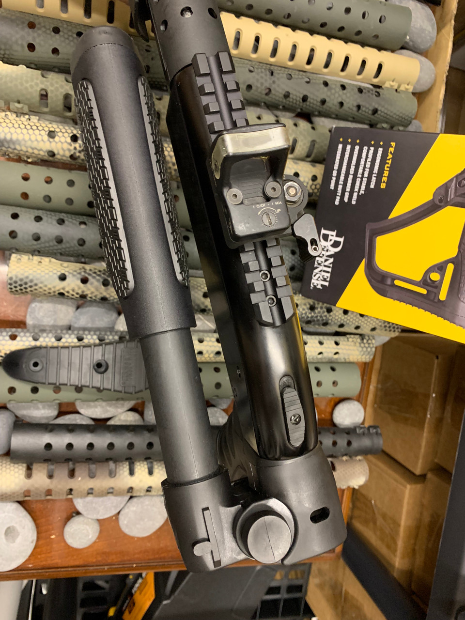 Mossberg SHOCKWAVE Side Folding + DANIEL DEFENSE STOCK Folder USA MADE ...