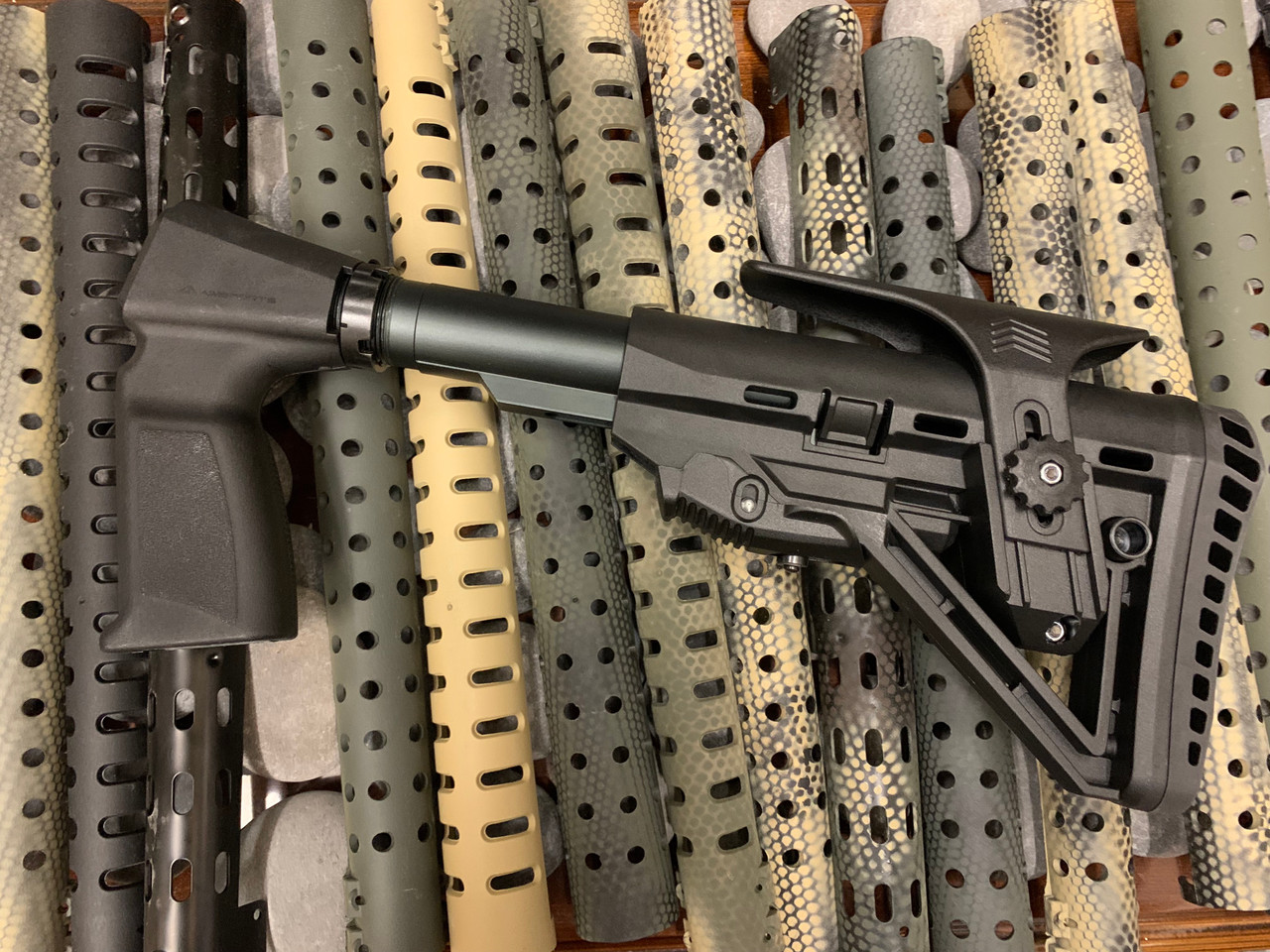 BLUELINE PUMP RECOIL REDUCTION Stock Pistol Grip Cheek Rest TACTICAL ...