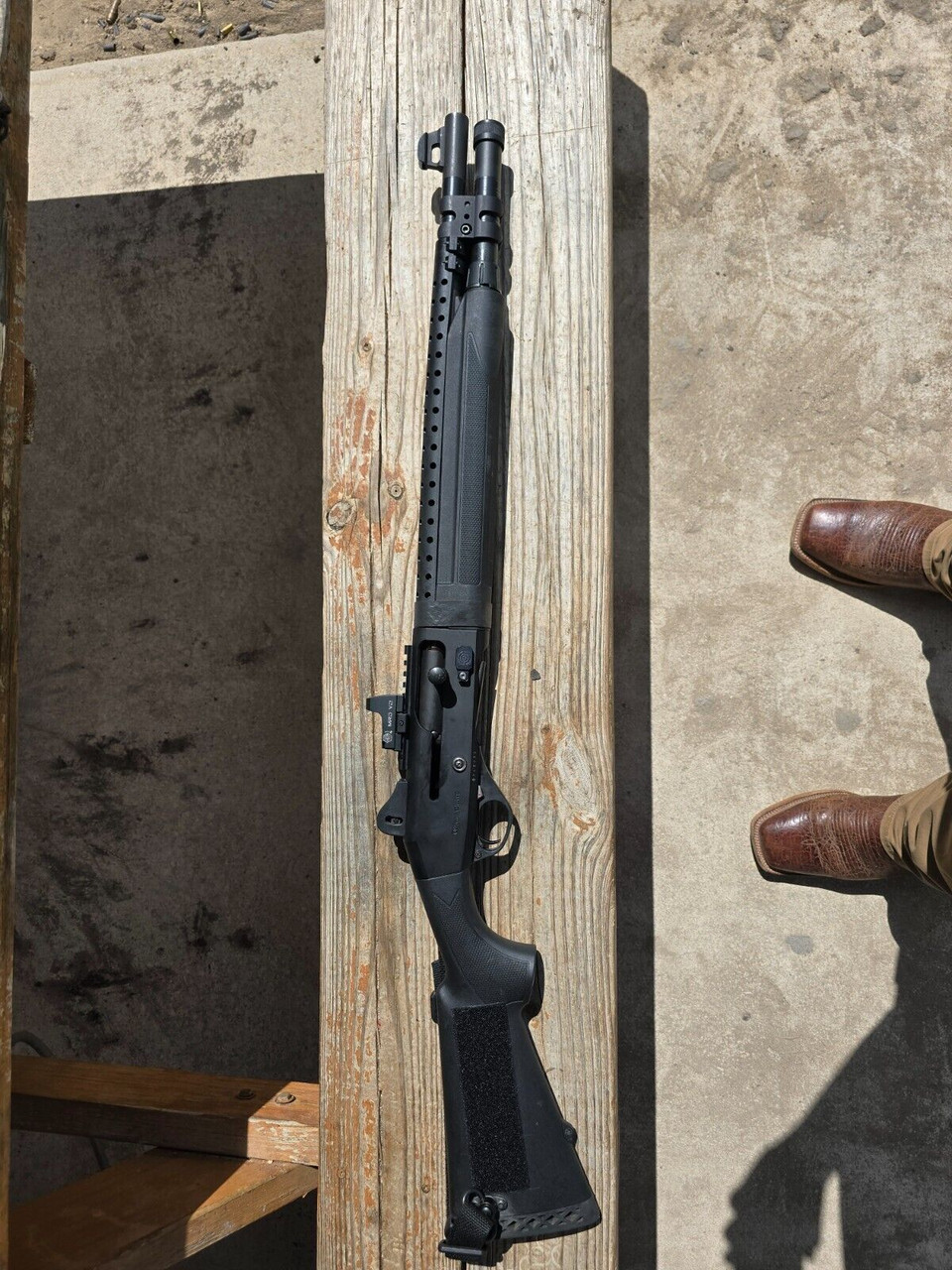 Benelli M4 CUSTOM Heat Shield +Ranger Bands® Mod Shotgun CUSTOM Fit Mod ...