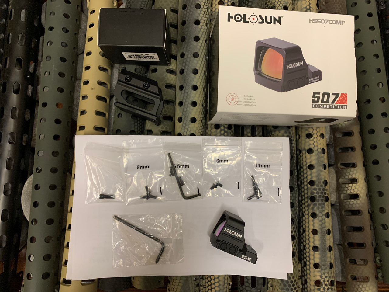 Holosun 507 COMP + High Mount Red Dot - Slade Street Tactical