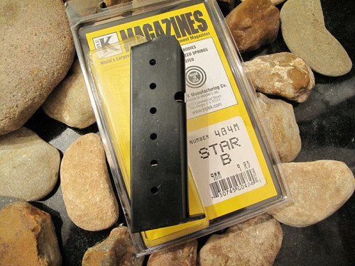 2-Pack 9 Shot Magazine Star Model B 9mm FITS SLOTTED 'Notched' Magwell ...