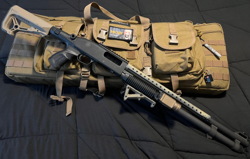MOSSBERG 590 A1 Heat Shield Tactical Shotgun A1 12 Gauge CUSTOM ROUGH ...
