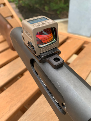 FDE TAN Holosun 509T + Mossberg 590A1 MOUNT Titanium Solar Backup w ...
