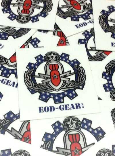 These EOD Stickers are great for placing anywhere.