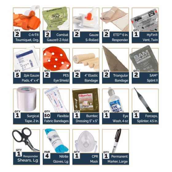 Range Trauma Aid Kit - Hard Case - EOD Gear