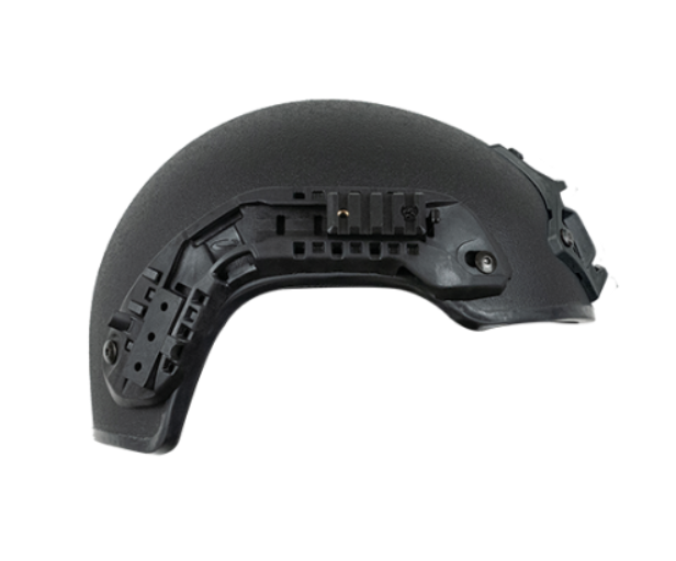 401 Aramid Ballistic Helmet High Cut w/Rails and NVG Shroud