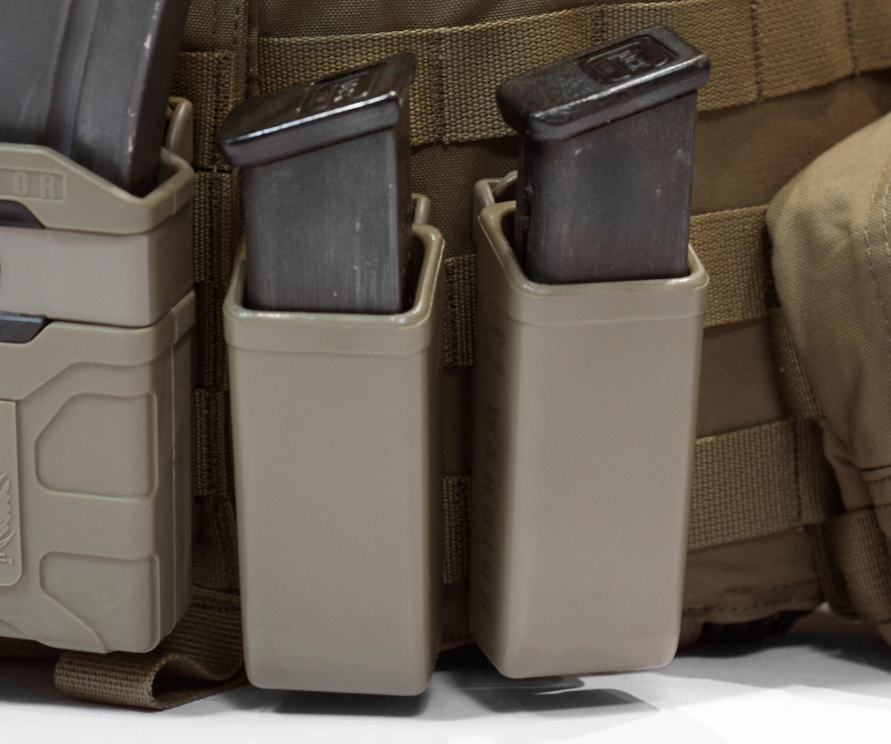 The Polymer Rotating 9mm Mag Pouch by Warrior Assault Sys...