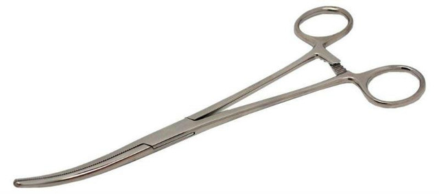 These Curved Forceps are the ones we use in our kits.