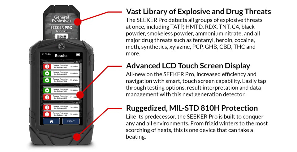 Explosives Detection | Explosive Trace Detector | Handheld Laser
