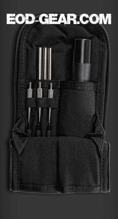 The Gerber Basic Landmine Probe Kit is made of Titanium.