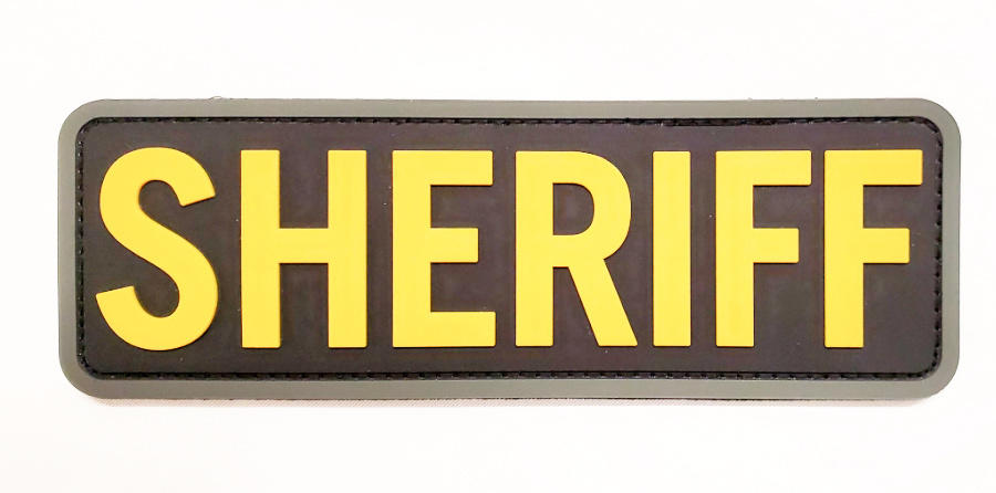 PVC Sheriff Placard | EOD Gear Custom Solutions